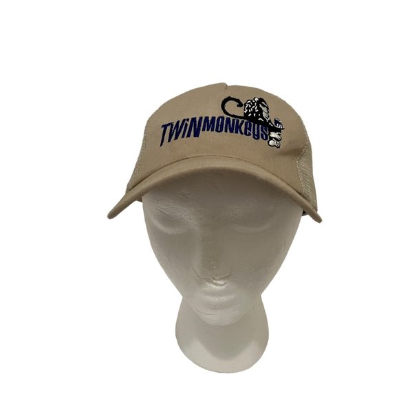 Hit Wear | Accessories | Hit Wear Twin Monkeys Beige Blue Embroidered ...